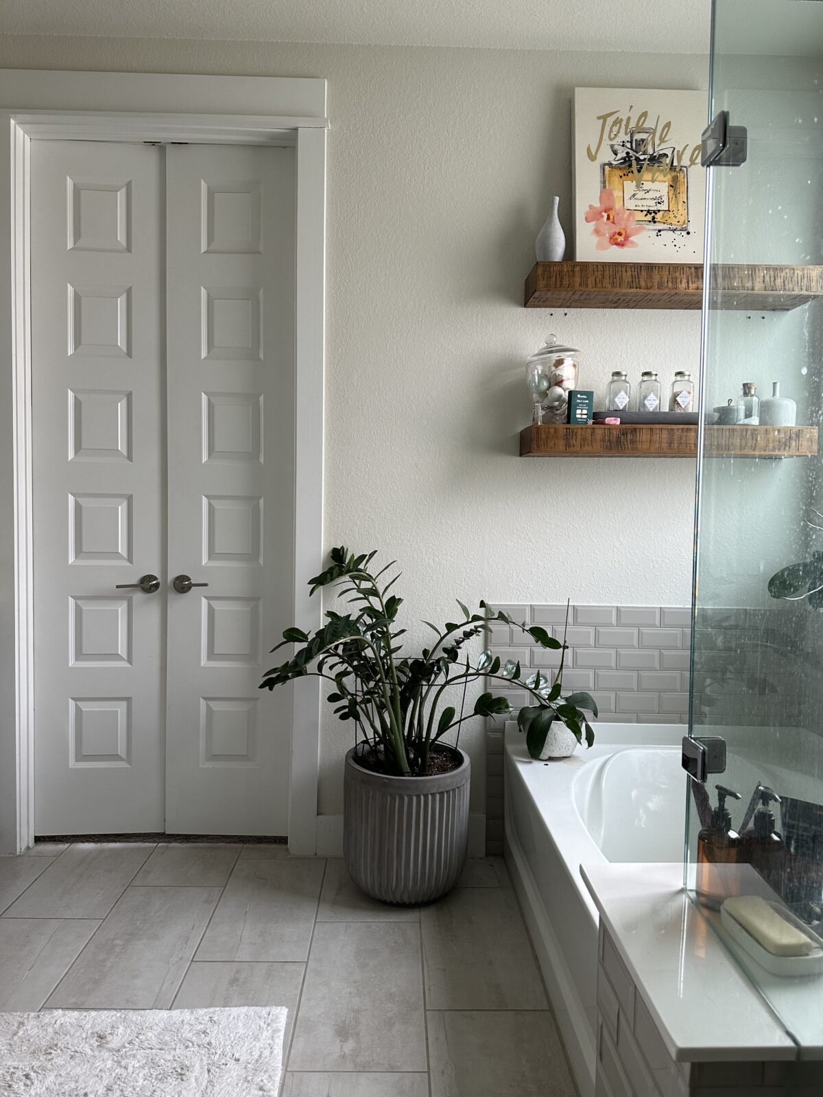 DIY Fireplace Mantle & Board and Batten - Olivegrey Avenue